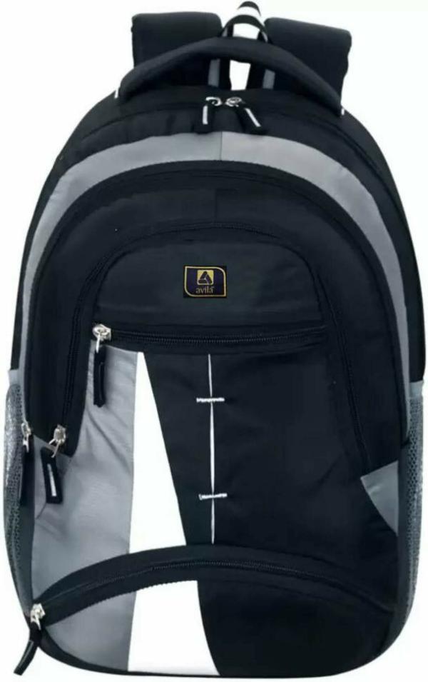 Avila Black Polyester Laptop Backpack 30L - JioMart