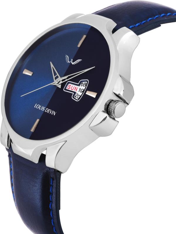 Louis Devin Analog Blue Watch For Men (Ld-Wt030-Blue) - JioMart