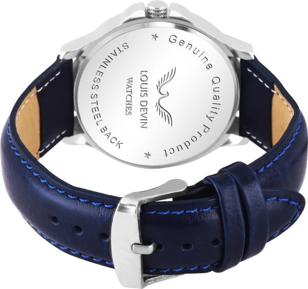 Louis Devin Analog Blue Watch For Men (Ld-Wt030-Blue) - JioMart