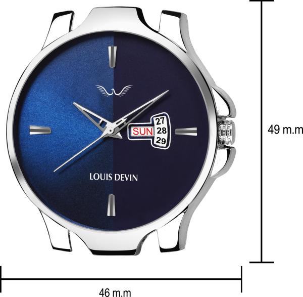 Louis Devin Analog Blue Watch For Men (Ld-Wt030-Blue) - JioMart