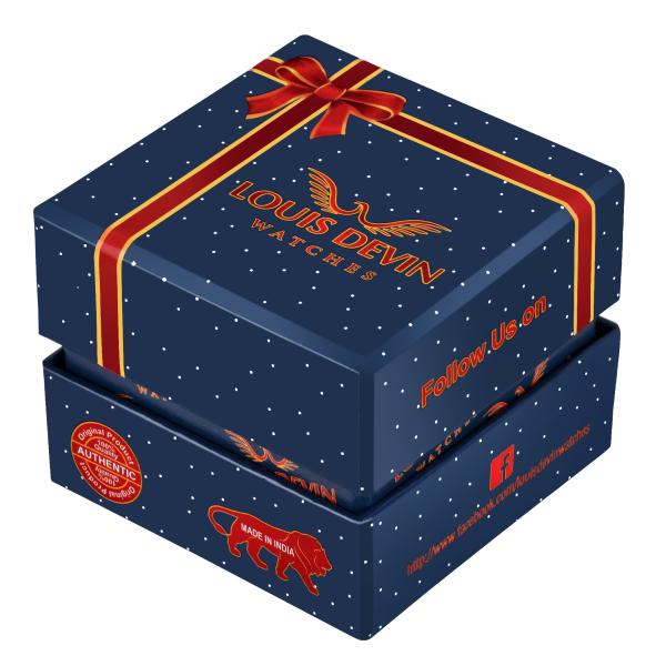 Louis Devin Analog Blue Watch For Men (Ld-Wt030-Blue) - JioMart