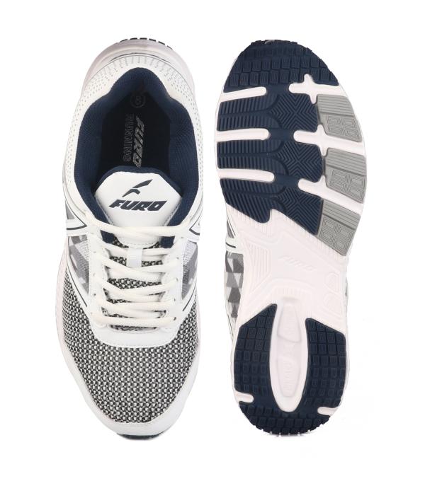 Furo Men's White Running Laceup Shoe - JioMart