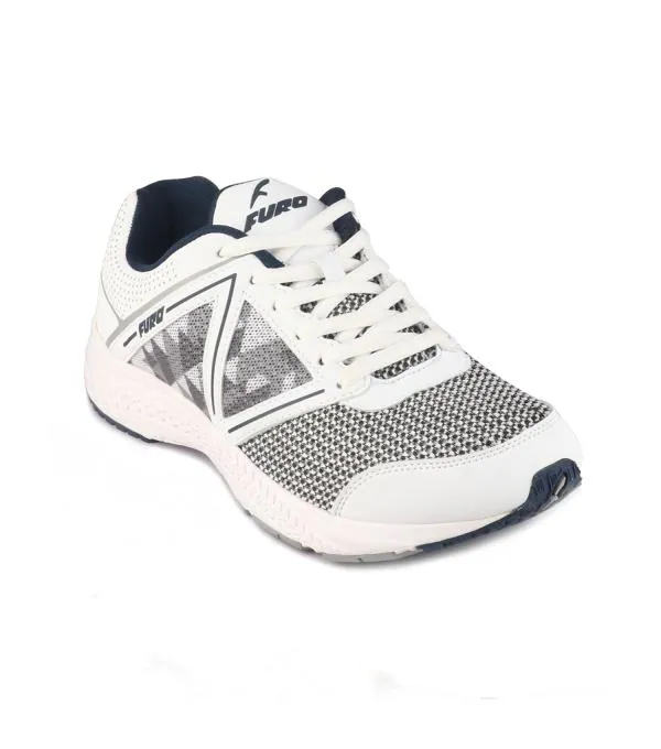 Furo Men's White Running Laceup Shoe - JioMart