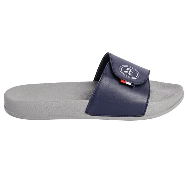Simsan Printed Dark Blue Sliders for Men - JioMart