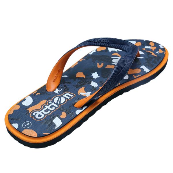 Action Orange Flip Flops for Men - JioMart