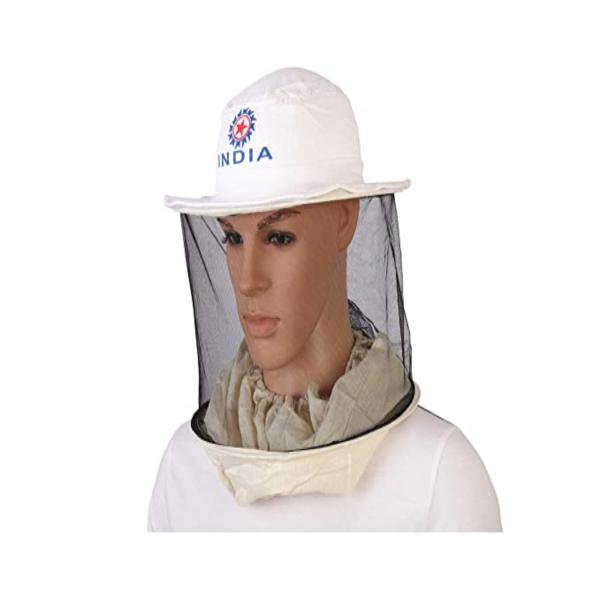 TURRITOPSIS Bee Cap Honeybee White Cap Bee Veil for The Protection of ...
