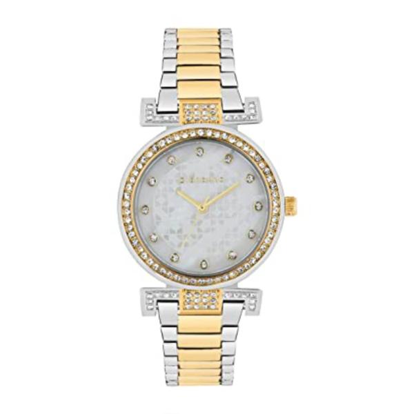 Giordano Analog White Dial Gold Strap Watch For Women - JioMart