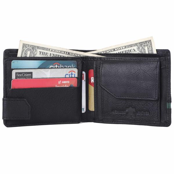 NKSK CRAFT Genuine Leather RFID Protected Stylish Design Wallet for Men ...
