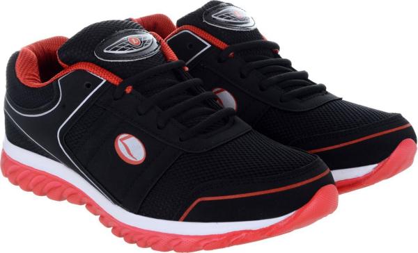 Lancer Men Running Shoes (Black and Red) - JioMart