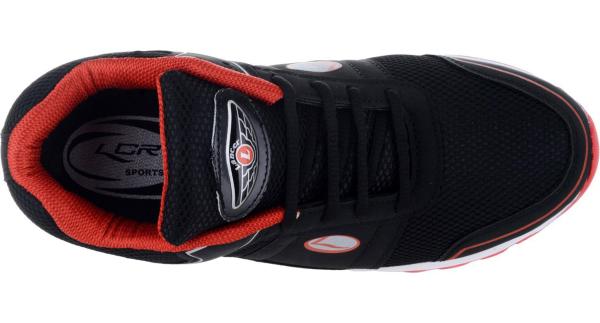 Lancer Men Running Shoes (Black and Red) - JioMart
