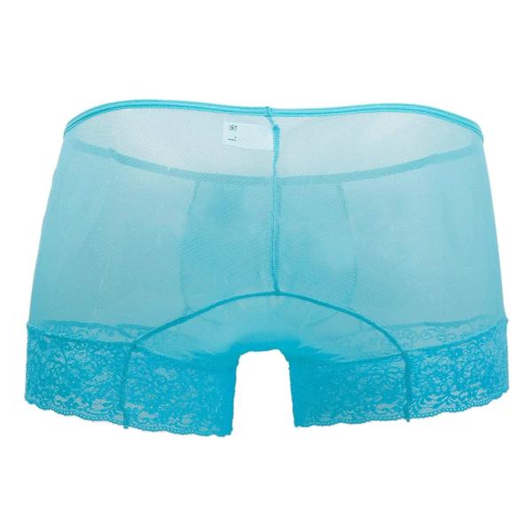 MERSODA Light Blue Nylon and Spandex Thong Bikinis Underwear - L - JioMart