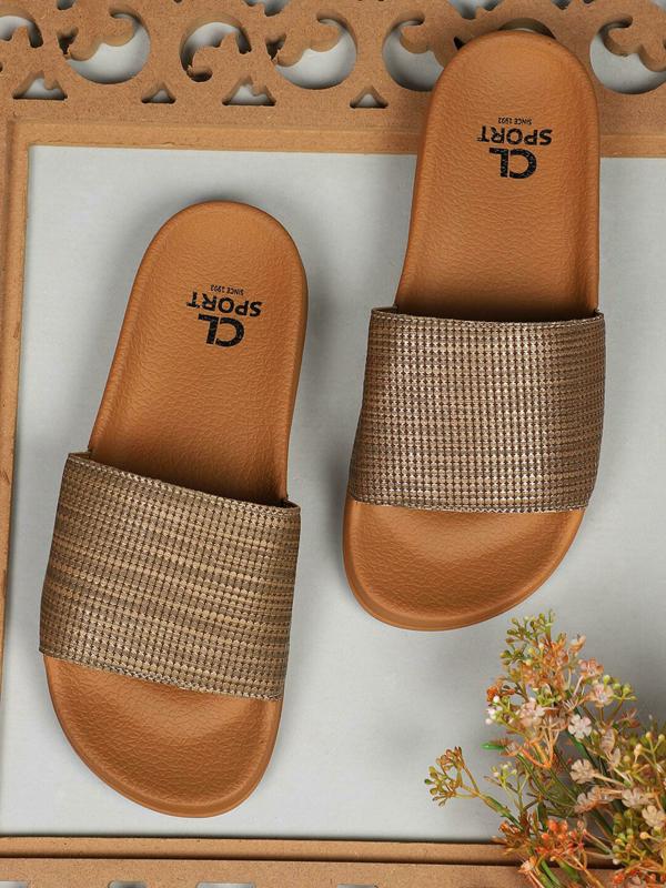 CL Sports Tan Flip flops for Women - JioMart