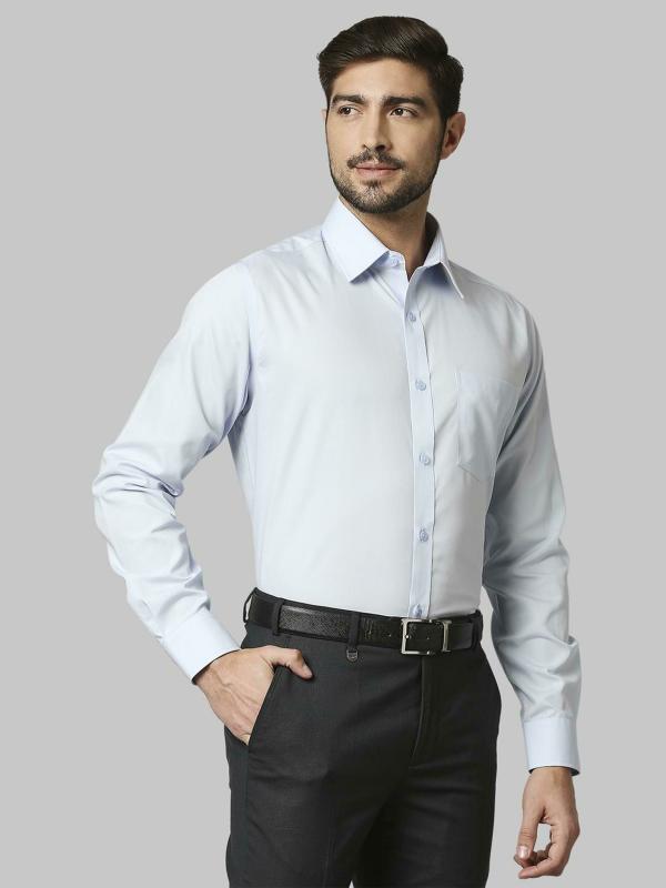 Park Avenue Men Formal Light Blue Shirt - JioMart