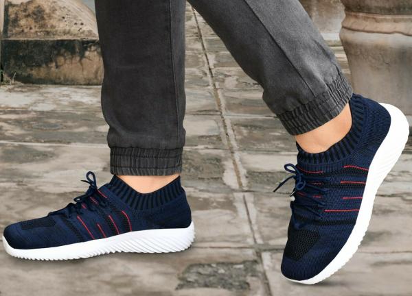 Afreet Men's Sports Shoes for Running and Walking. (Navy) - JioMart