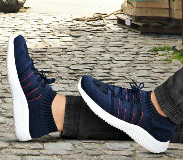 Afreet Men's Sports Shoes for Running and Walking. (Navy) - JioMart