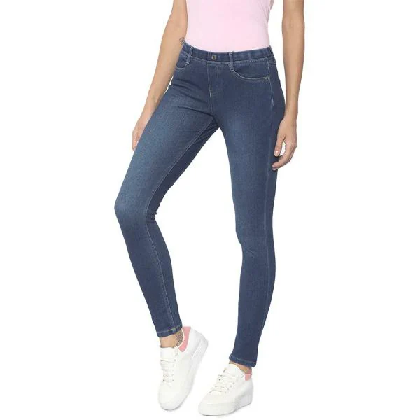 GO COLORS Store Women Blue Denim Jeans - JioMart