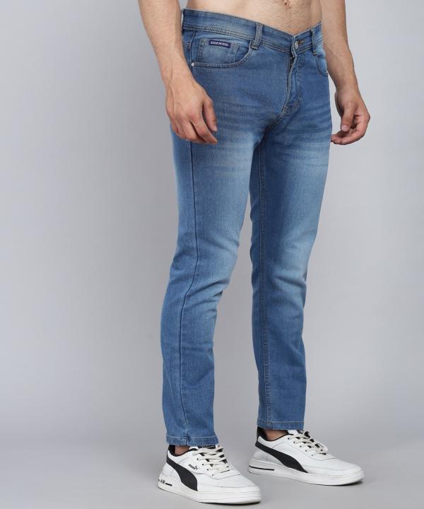 DAKWINS Men's Denim Washed Light Blue Jeans (DKW-RP-WASH-BL) - JioMart