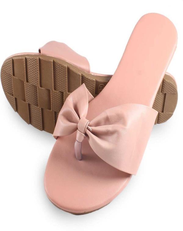 PeachPuff Women Pink, Natural Flats - JioMart