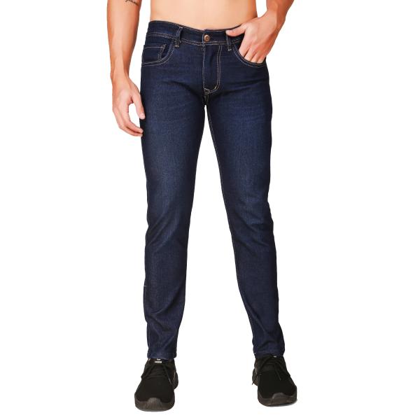 PODGE Men's Slim Fit Blue Jeans - JioMart