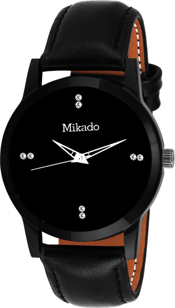 Mikado Analog Black Watch For Boys - JioMart