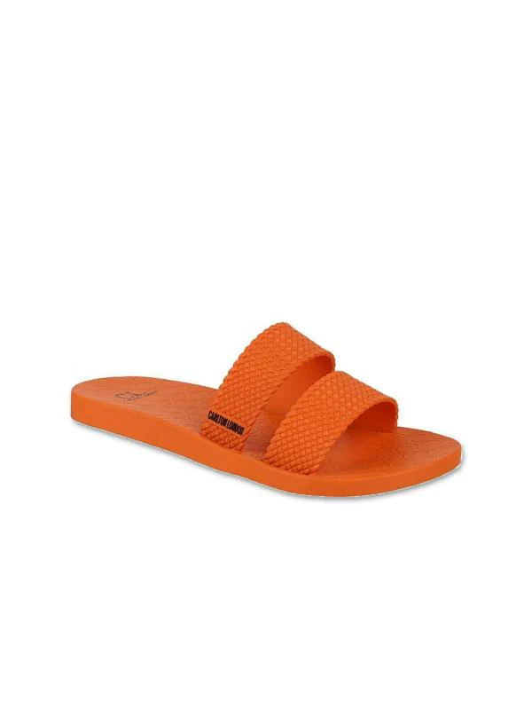 Carlton London Orange Flip flops for Women - JioMart