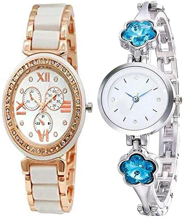 Crispy Analog Multicolor Dial Multicolor Strap Watch For Women and ...