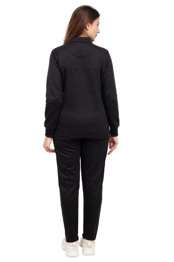 YHA Women Regular Fit Black Track Suit - JioMart