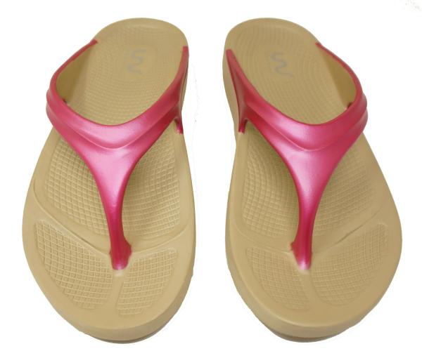 Doubleu Classic V Shape Beige+Antique Pink Flip Flop Women - JioMart