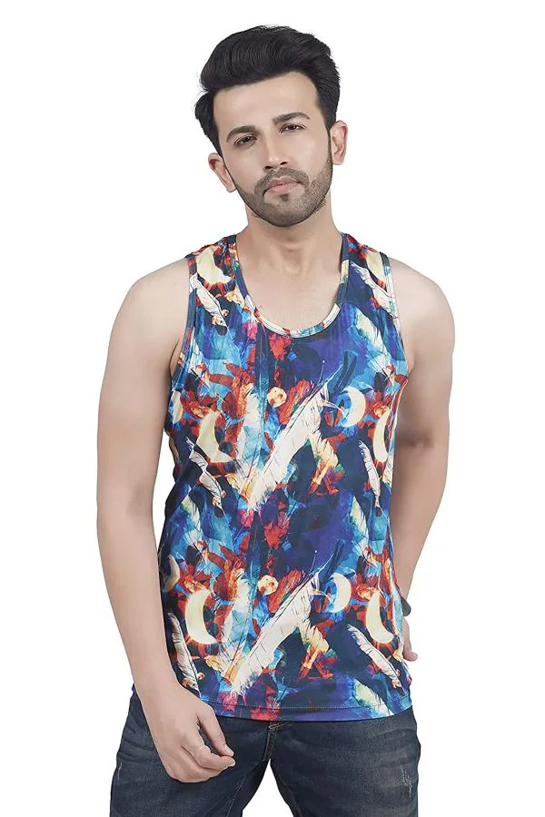 THALASI Stylish Cotton Printed Vest for Men - fancy vest for men ...
