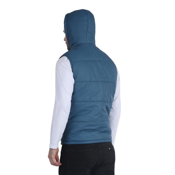 Barcelona Men Solid Colour Teal Blue Jacket - JioMart