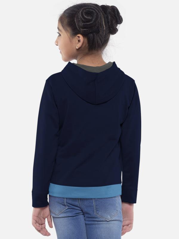 HELLCAT Pack of 2 Trendy Printed Full Sleeve Hooded Tshirt for Girls ...