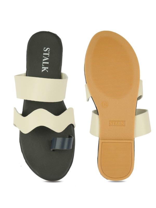 Stalk Blue Blush Wavy Flats - JioMart