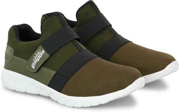 GODIGO Men Running Shoe Without Lace Walking Shoes (Green) - JioMart