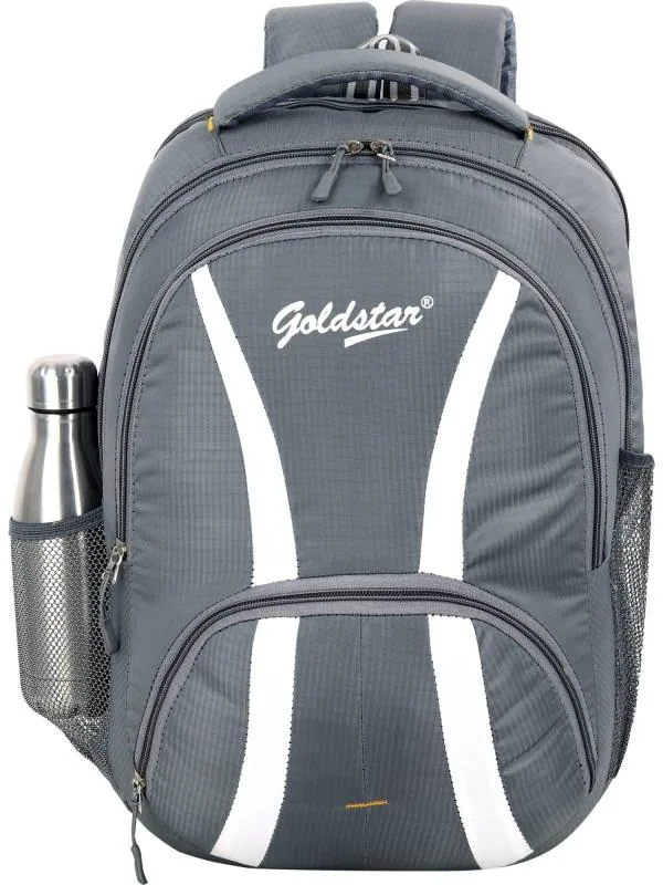 Goldstar Fashion Men And Women Grey Polyester, Nylon Laptop Backpack ...