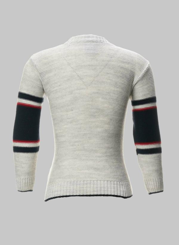 Guapo Boys Grey Printed Acrylic Blend Sweater - JioMart