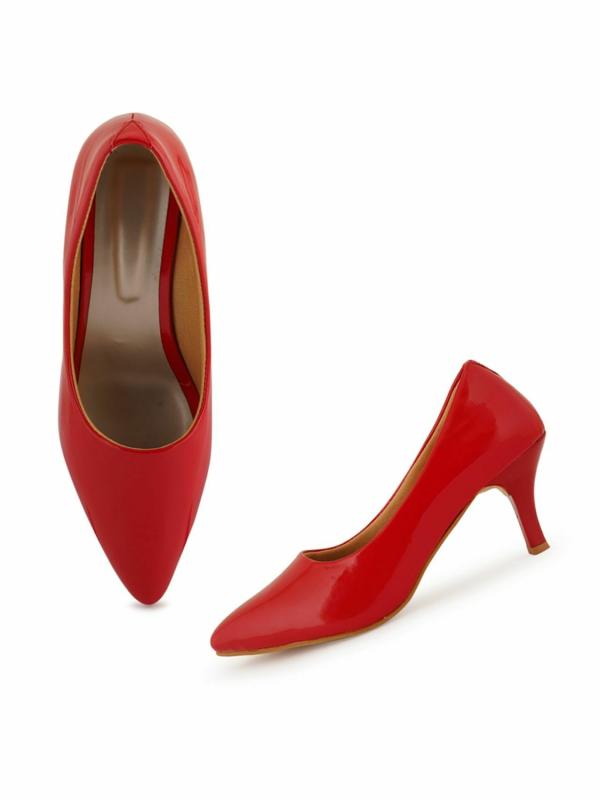 Sapatos Trendy Red Heel Sandals for women - JioMart