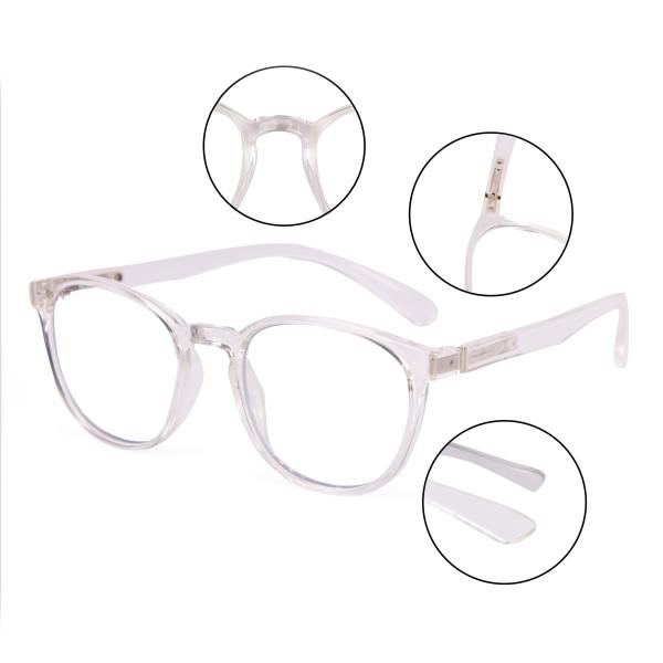 AFERELLE Anti Glare and Blue Cut Oval Full Rim Computer Glass for Men ...