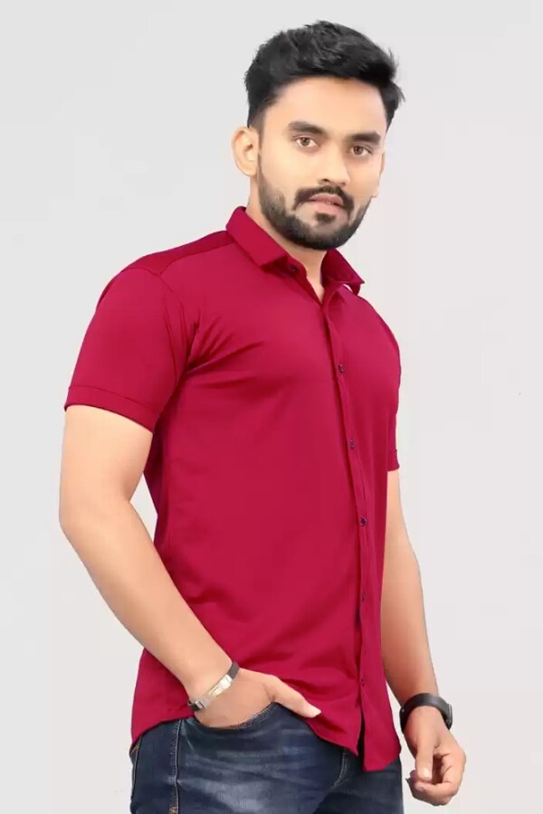 Kalix International lycra stretchable shirts for men|Half Sleeve - JioMart