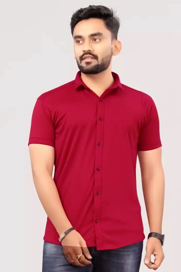 Kalix International lycra stretchable shirts for men|Half Sleeve - JioMart