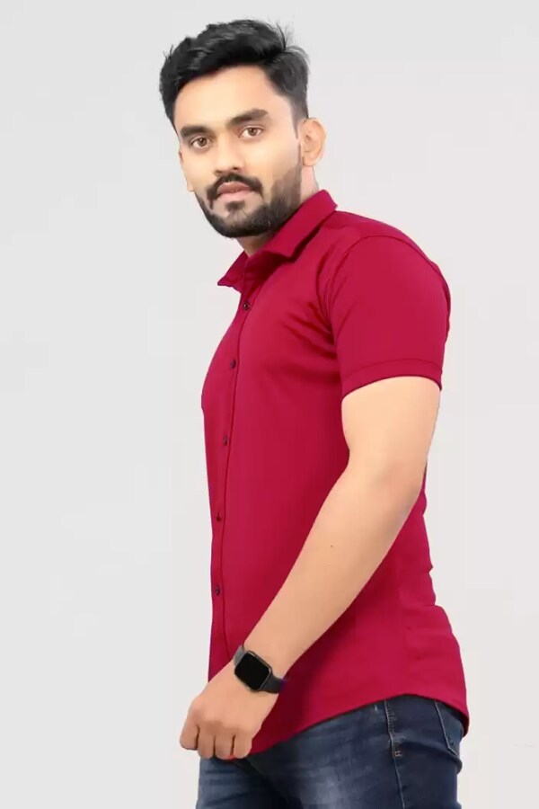 Kalix International lycra stretchable shirts for men|Half Sleeve - JioMart