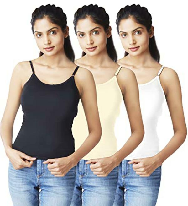 ALBA Trends - Multicolor 100% Cotton Slips for Women 95 CM, Pack of 03 ...