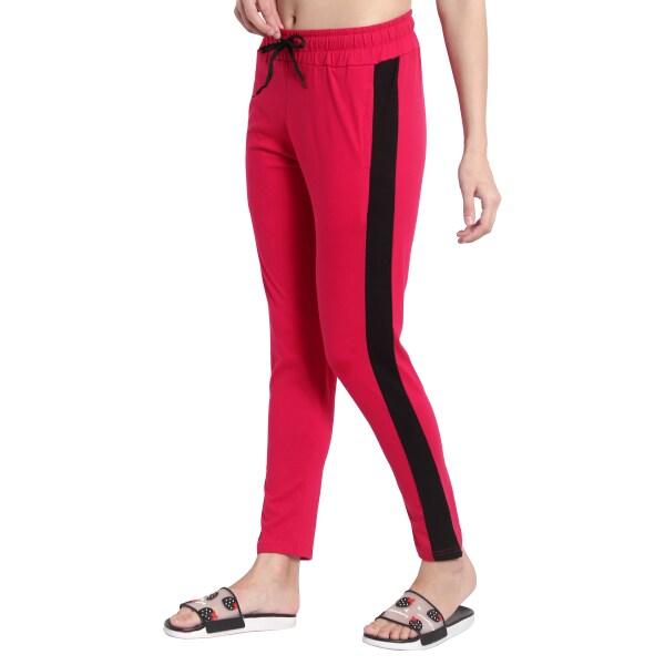 Diaz Women Regular Fit Cotton Plain Comfortable Track Pant (Pack of 2 ...