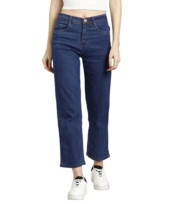 SUJUKA BE YOUR Women Skinny Mid Rise blue Jeans - JioMart