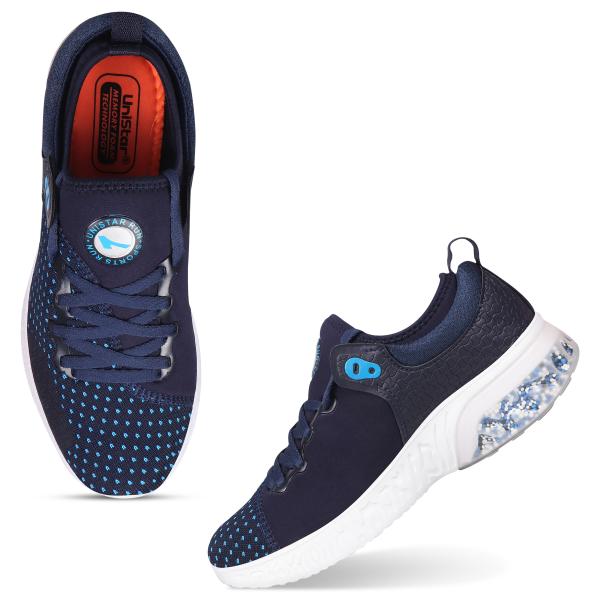 Unistar Men's Navy Blue Fashionable and Comfortable, Walking & Running ...