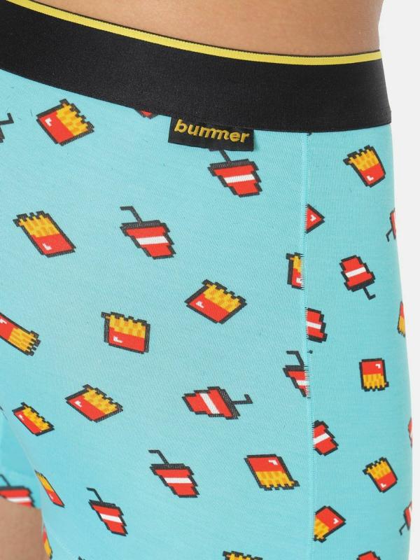 Bummer Mc Bum Blue Printed Modal Trunks for Men - JioMart