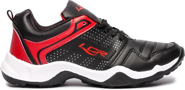 Lancer Men Running Shoes (Black and Red) - JioMart