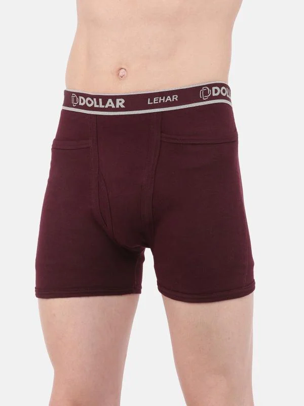 DOLLAR Lehar Men's Assorted Solid 100% Cotton Pack of 3 Trunks - JioMart