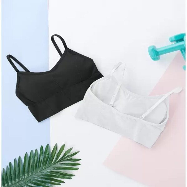 MAXBOOL Women Bralette Heavily Padded Bra Pack of 2 (Black,White) (size ...