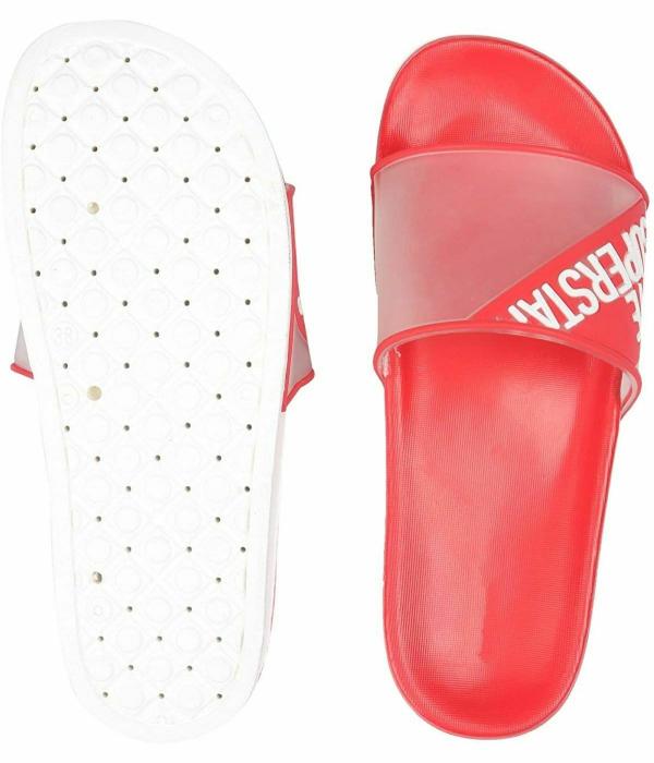 Des Tongs Red Slides for Women - JioMart