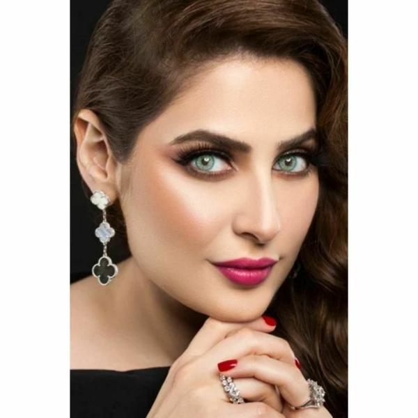 Roseleaf Turquoise Color Contact Lens 1pair For Men and Women - JioMart